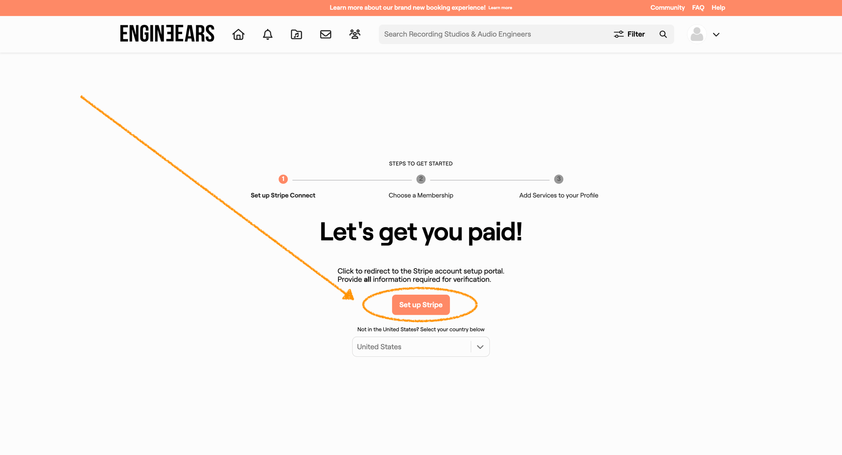 How do I Setup or Update my Stripe?